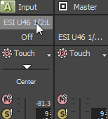 Recording using an input bus