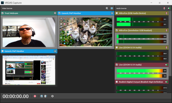 Screen Capturing with VEGAS Capture