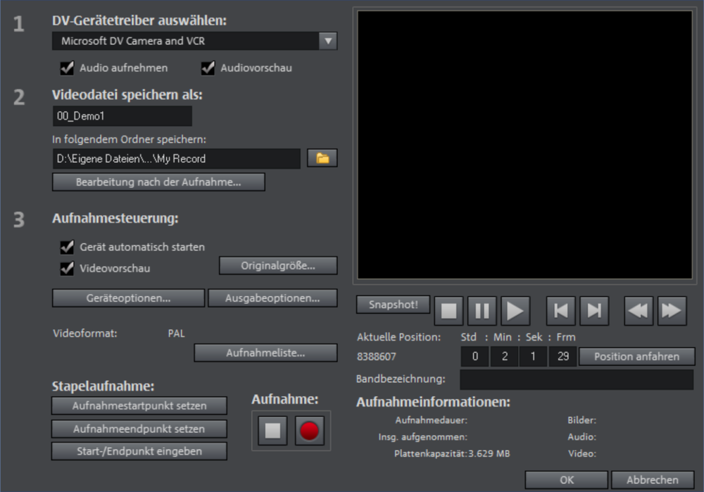 DV-Kamera / HDV-Kamera
